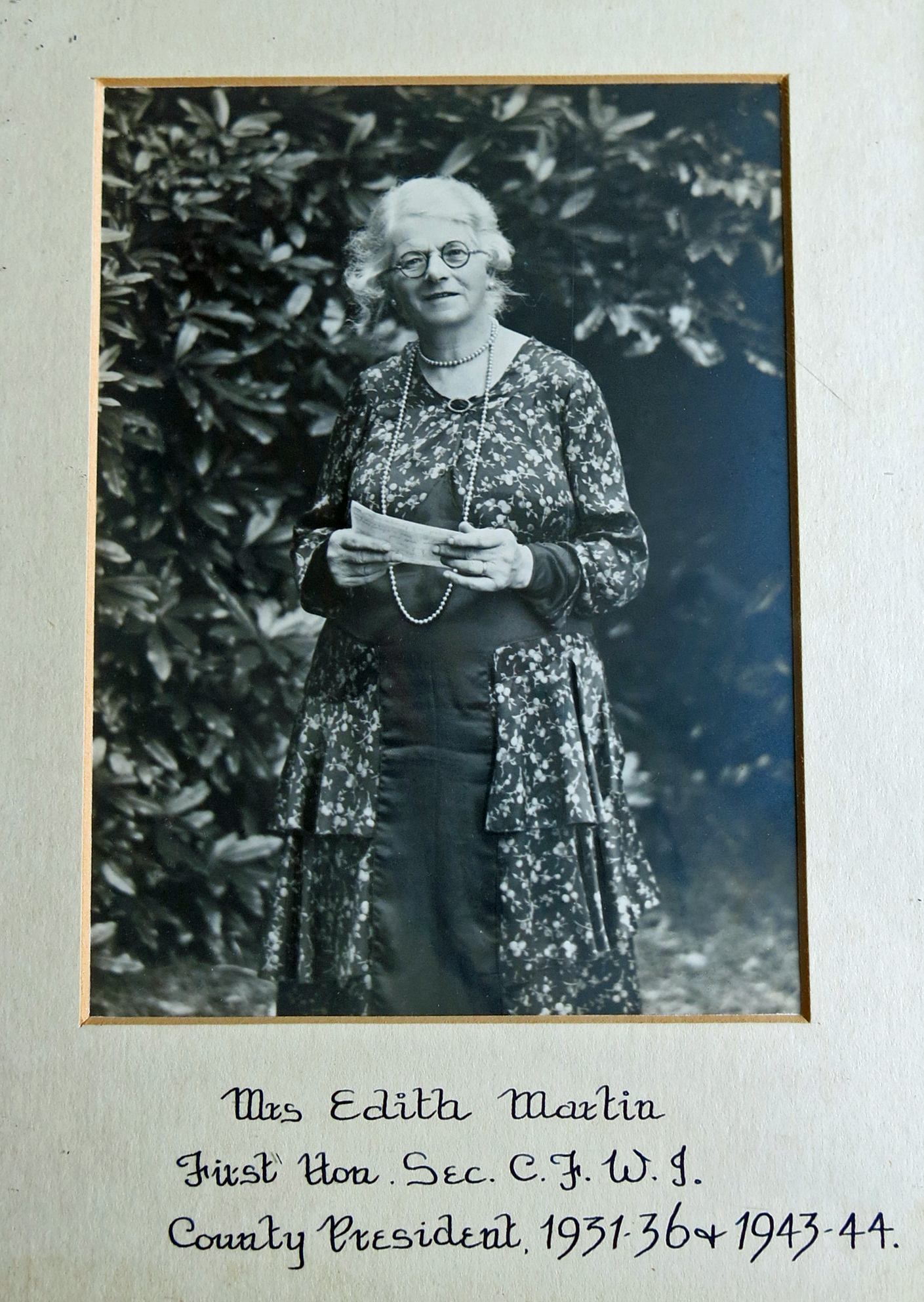 1930s – CORNWALL FEDERATION OF WOMEN'S INSTITUTES