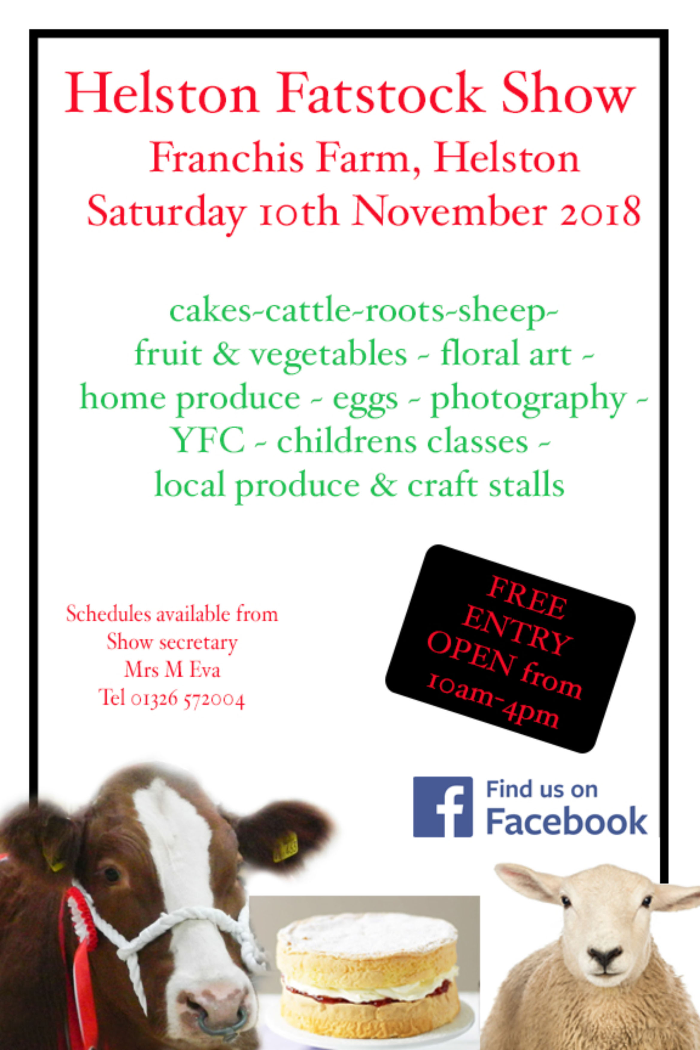 Helston Fatstock Show 2018 – CORNWALL FEDERATION OF WOMEN'S INSTITUTES