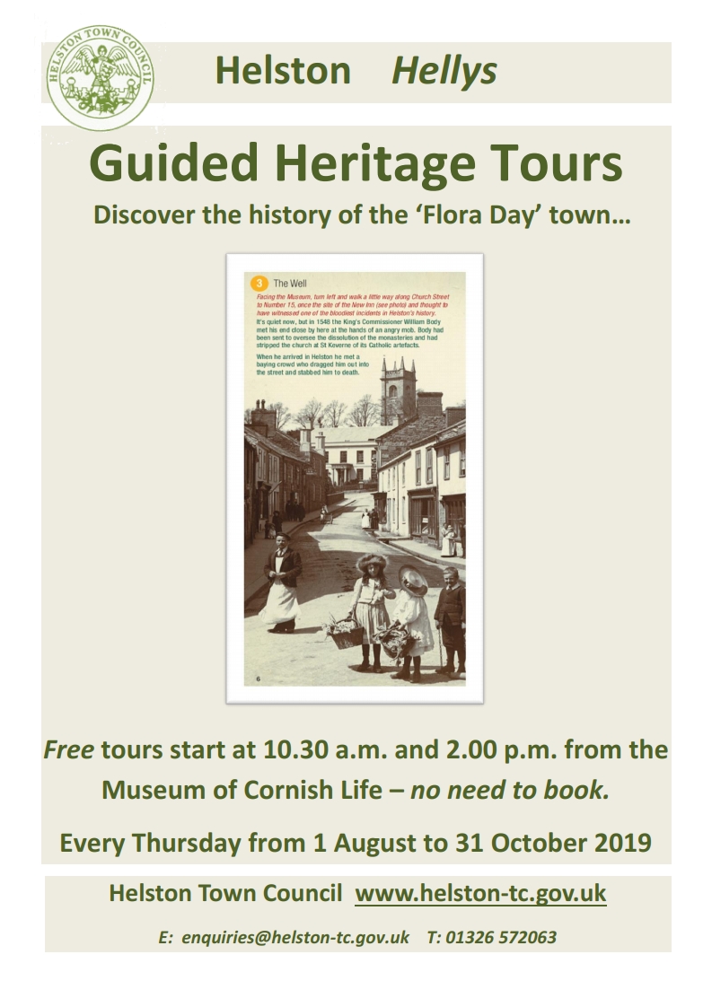 Guided Heritage Tours in Helston – CORNWALL FEDERATION OF WOMEN'S ...