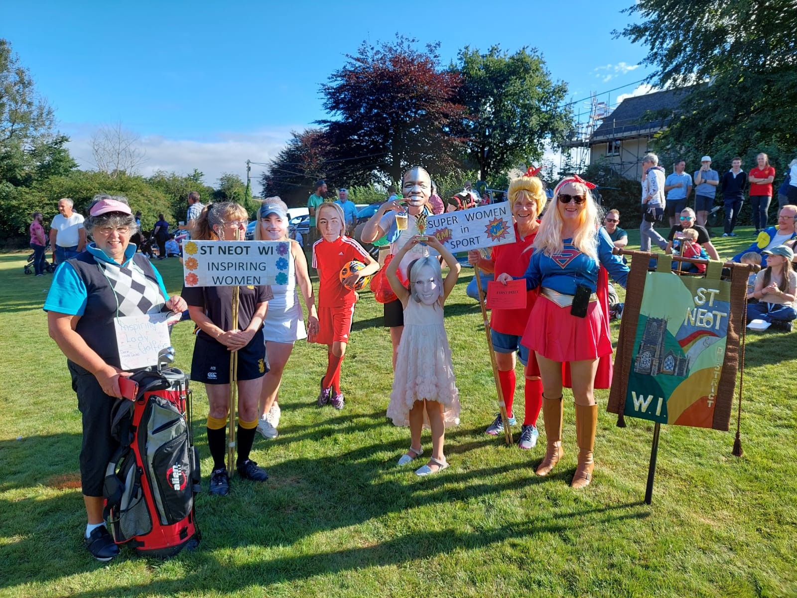 St Neot WI Superwomen! – CORNWALL FEDERATION OF WOMEN'S INSTITUTES