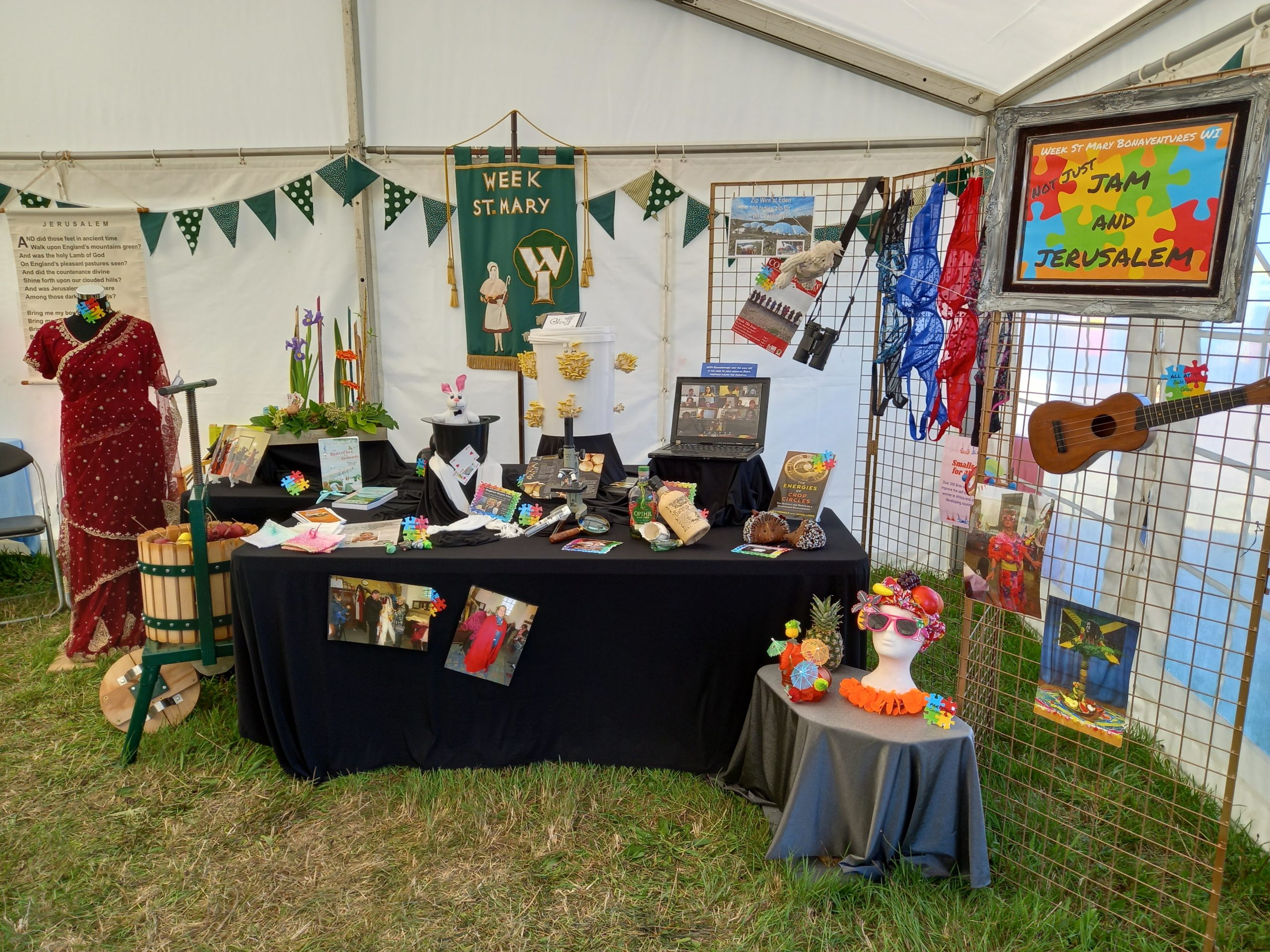 Week St Mary WI Display at Holsworthy Show – CORNWALL FEDERATION OF ...