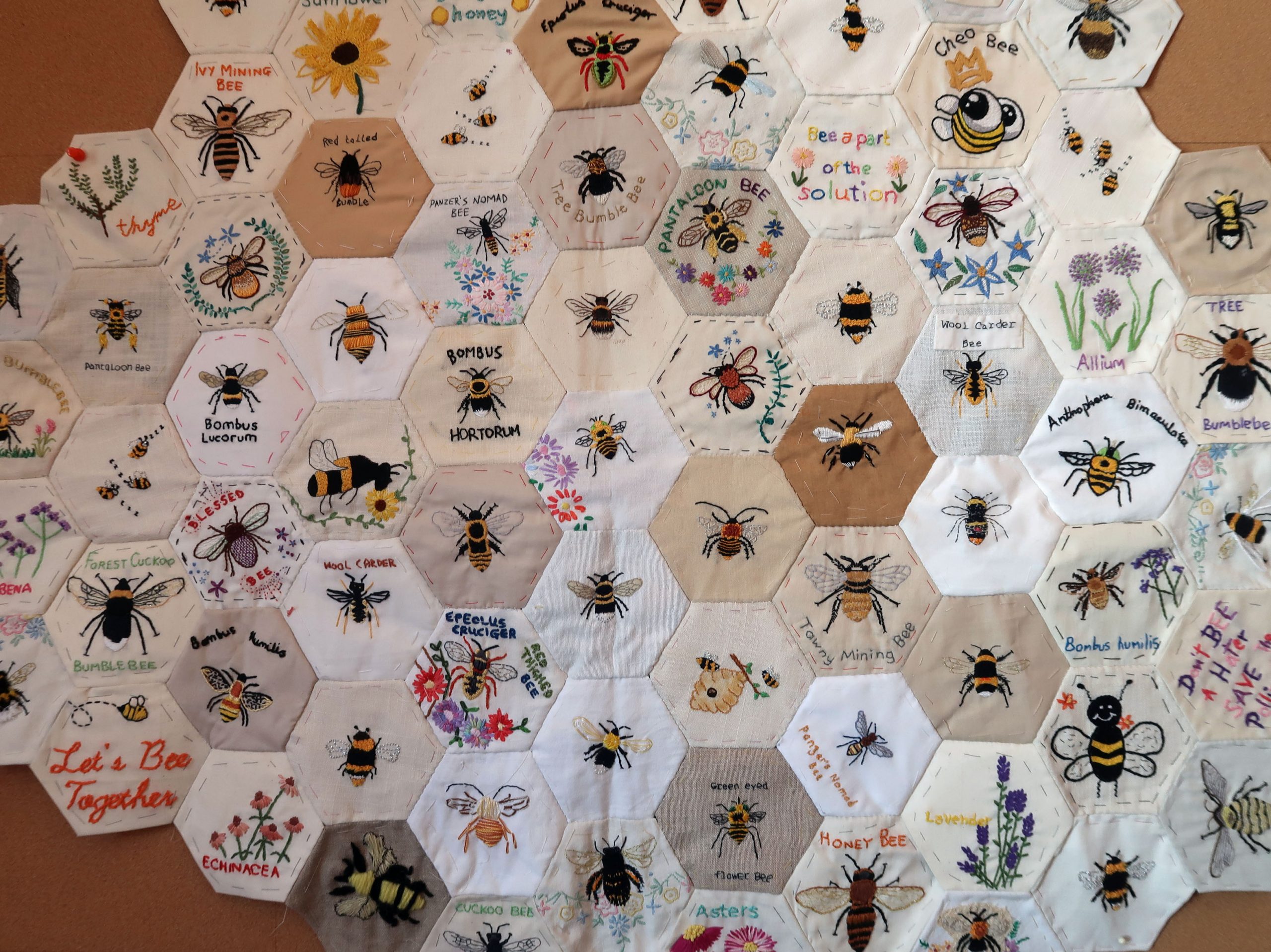Raise Awareness of Bees through Embroidery! – CORNWALL FEDERATION OF ...