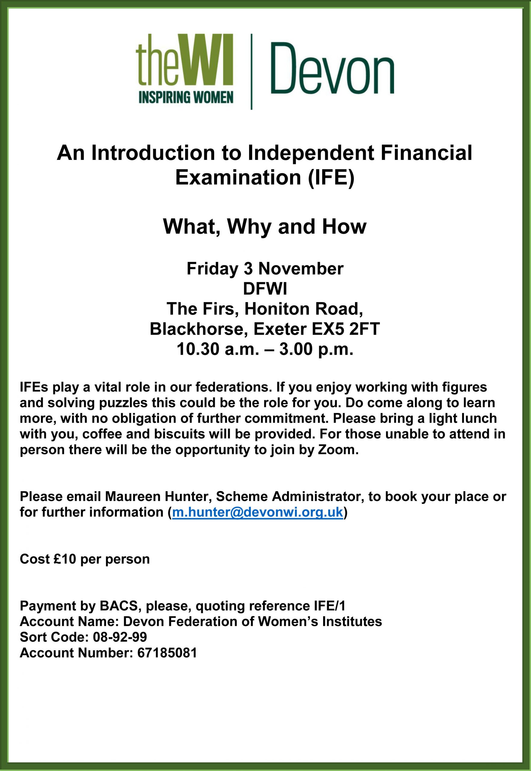 An Intro to Independent Financial Examination – CORNWALL FEDERATION OF ...